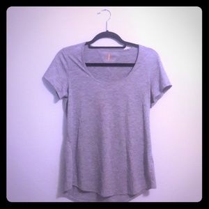 Lucy | Tops | Lucy M Gray Workout Tshirt | Poshmark